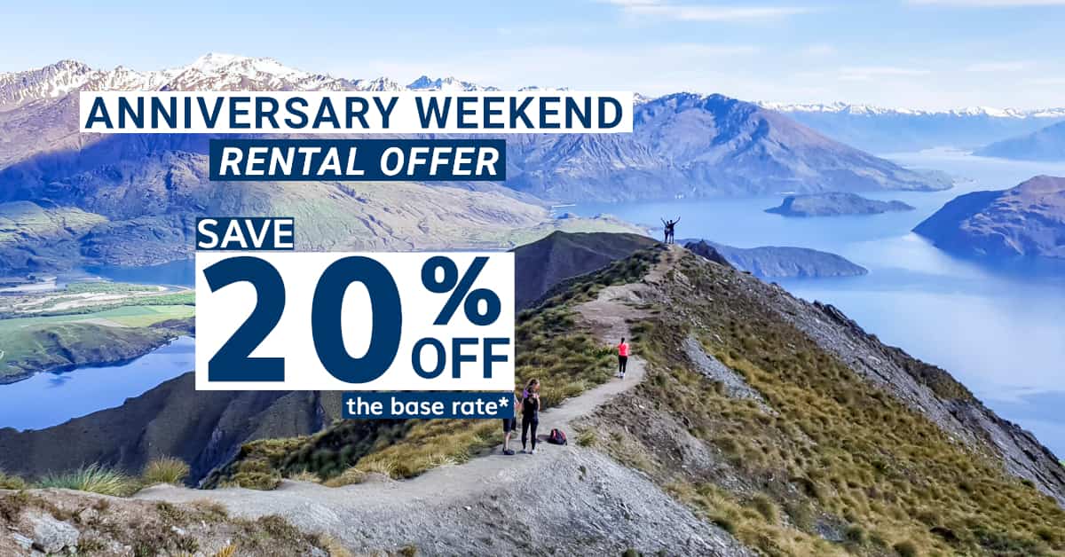 Anniversary Weekend Deal | Save 20% Off Rental Car Bookings